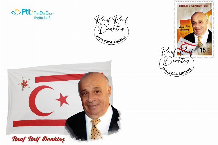 PTT’DEN “Rauf Raif Denktaş" konulu anma pulu | Ufuk Gazetesi